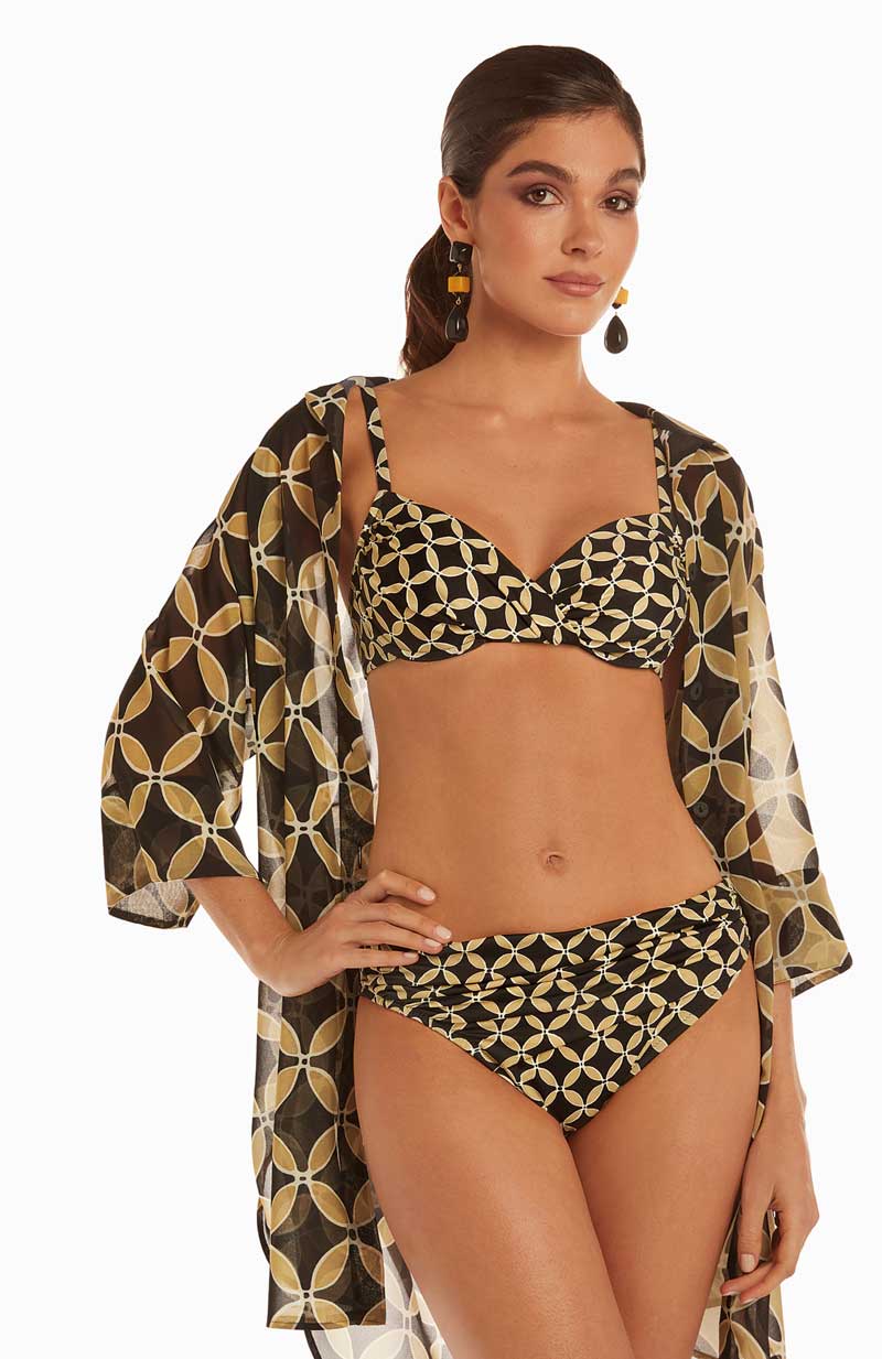 Roidal - Roidal Graphic Print Underwire Bikini Set | Diamony | Luxury Swimwear, Lingerie & Sleepwear